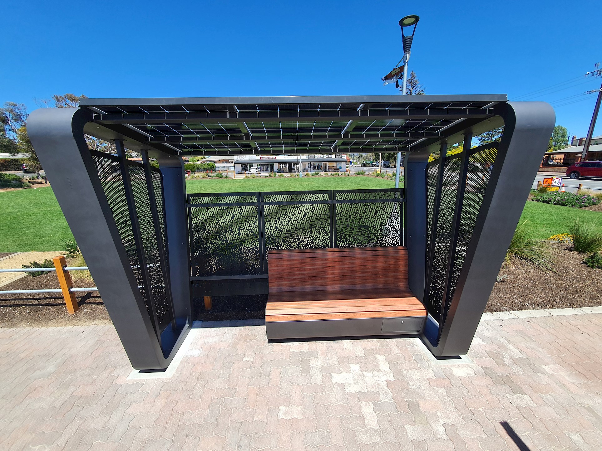 SEDI Rest - Solar Bus Shelter | Specialised Solutions